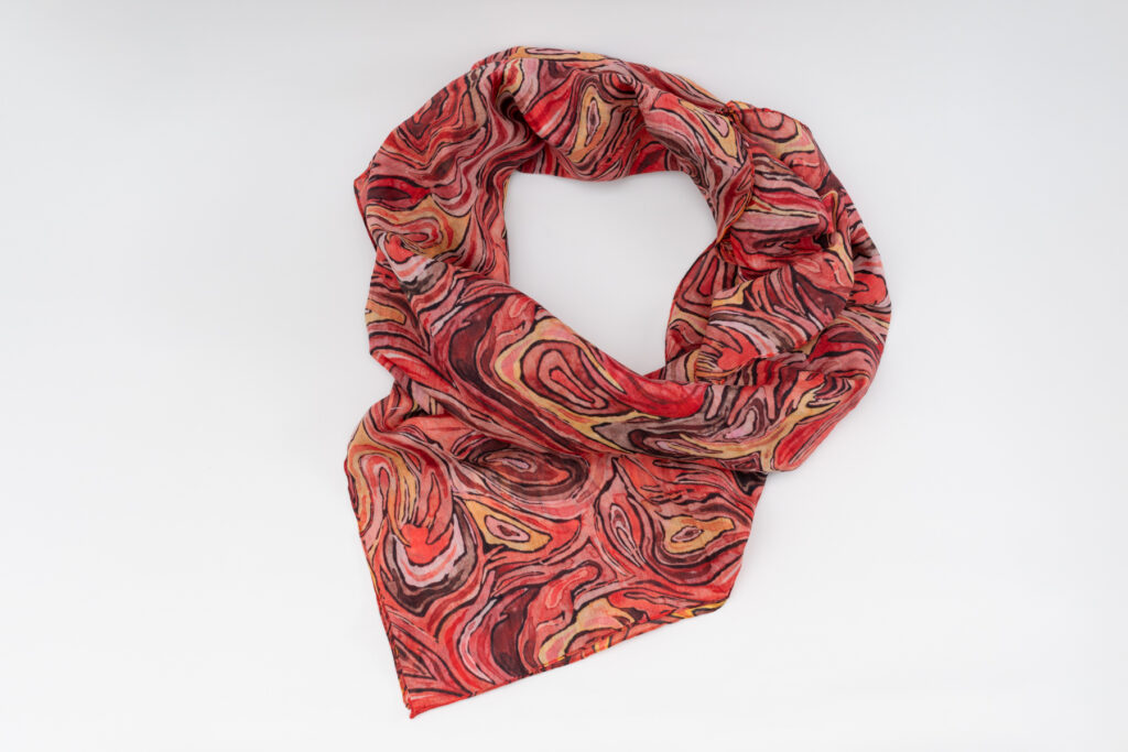 Stump in Red Hills Custom Scarf - The Georgia O'Keeffe Museum