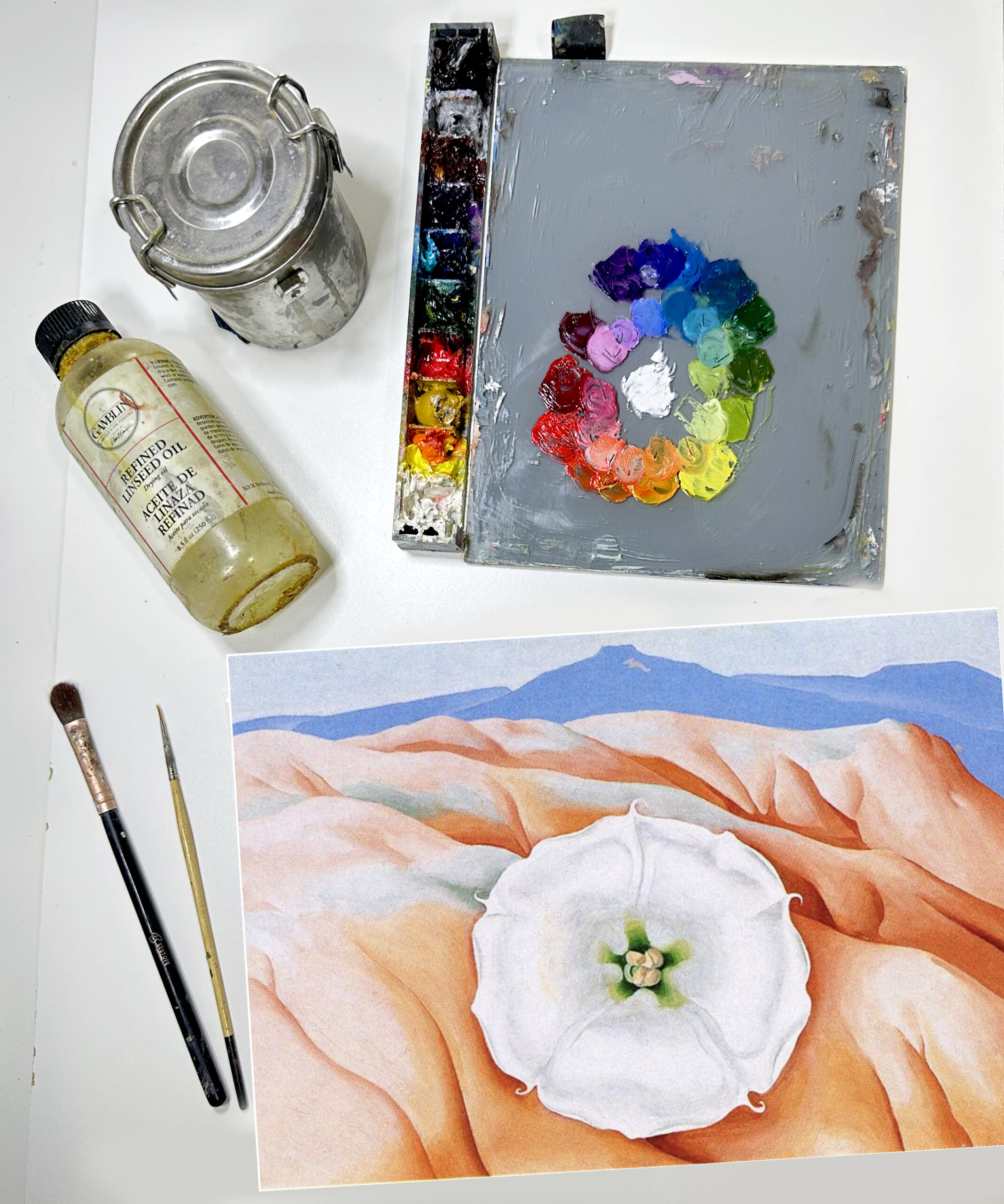 Online Class: Master Copy in Oil: "Datura and Pedernal, 1940" - The ...